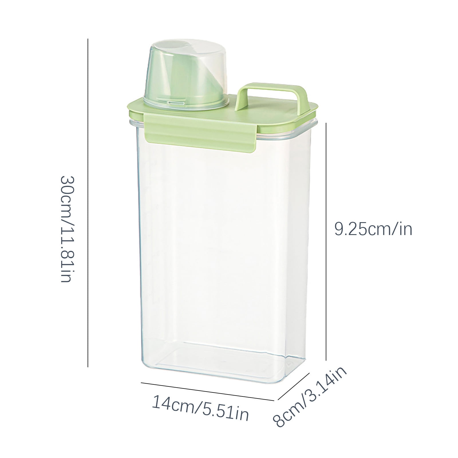 Large Sealed Storage Containers for Rice and Grains, Plastic Food ...