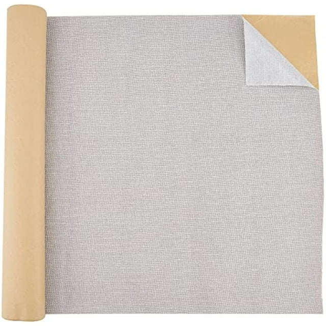 Large Self Adhesive Fine Linen Repair Patches, Bright Grey Furniture ...