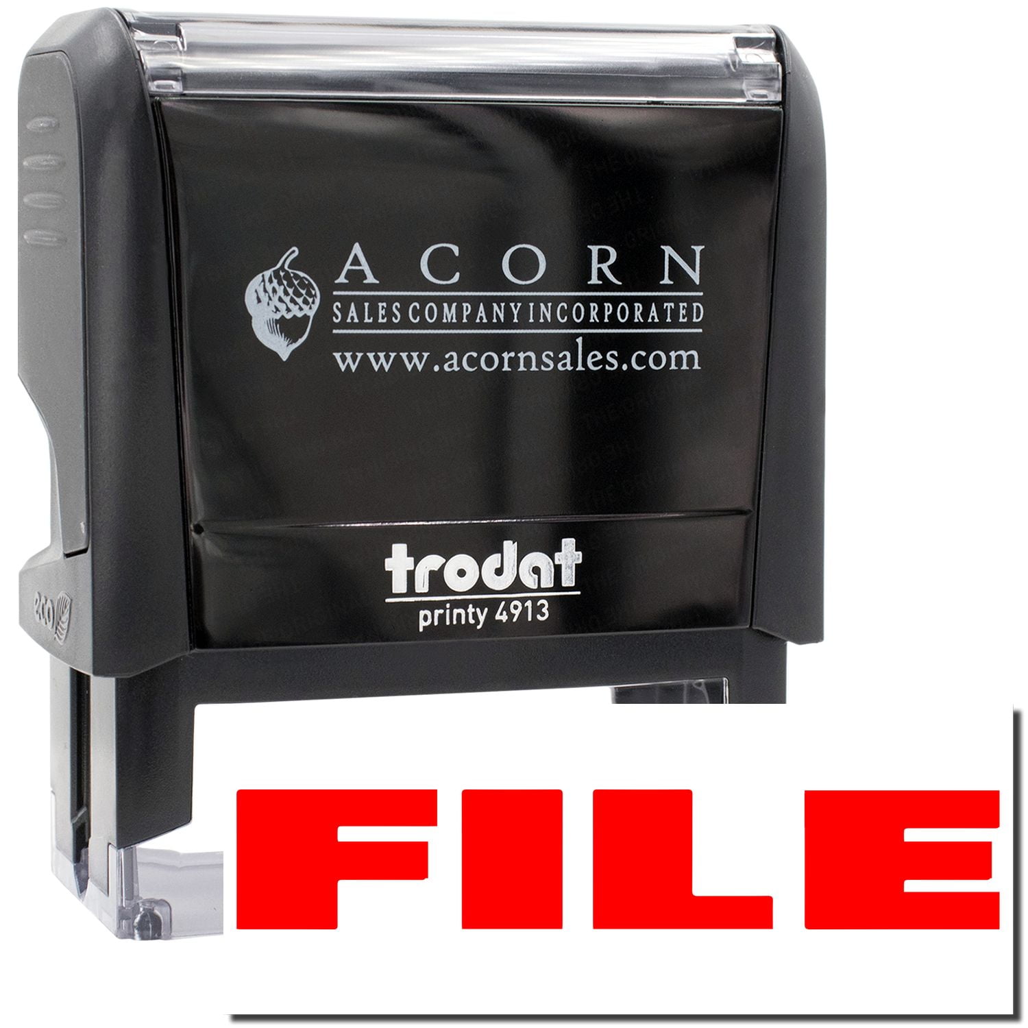 Large Self-Inking Bold Font File Stamp, Trodat Printy 4913, Press and Print Stamping, Impression ...