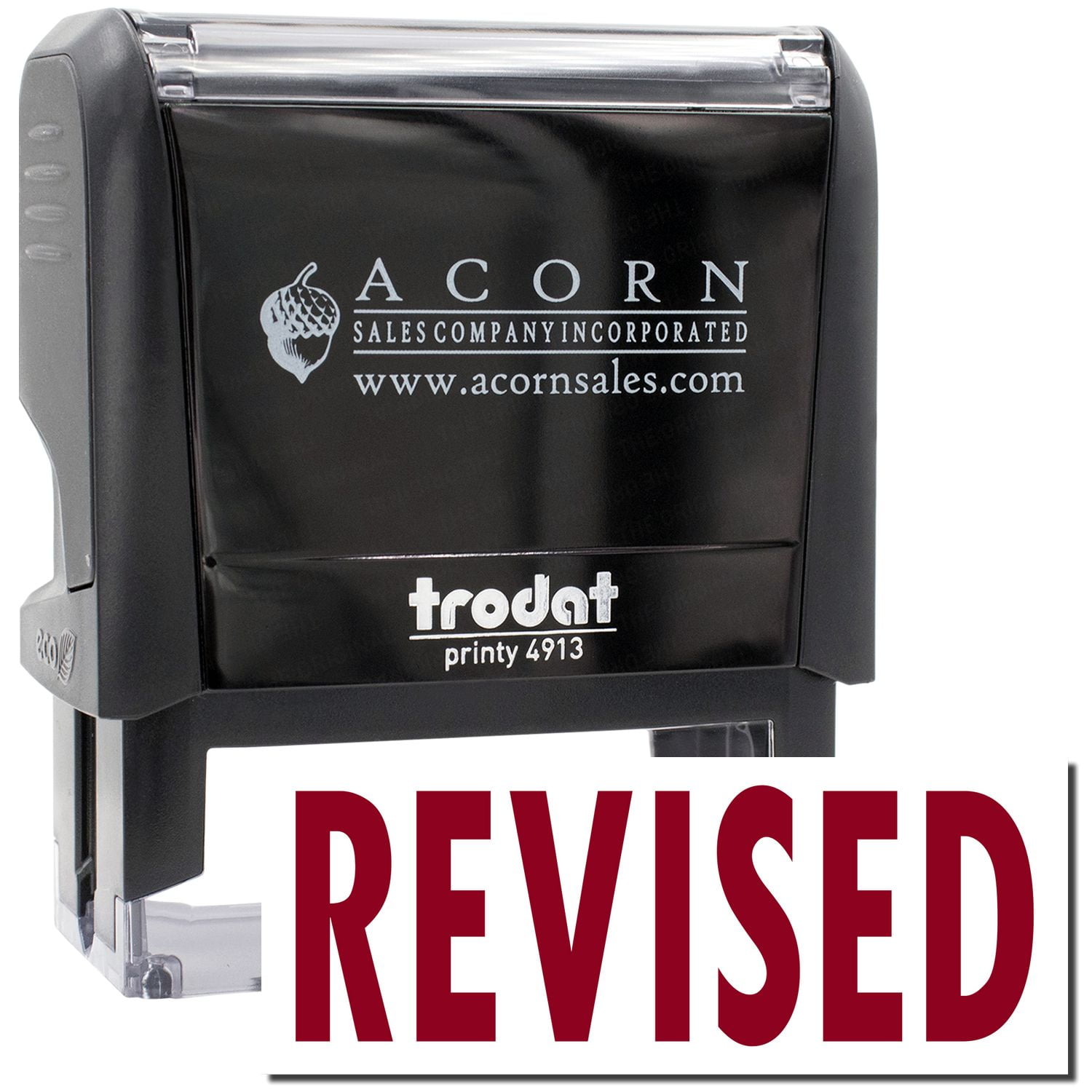 Large Self-Inking Bold Revised Stamp, Trodat Printy 4913, Press and ...