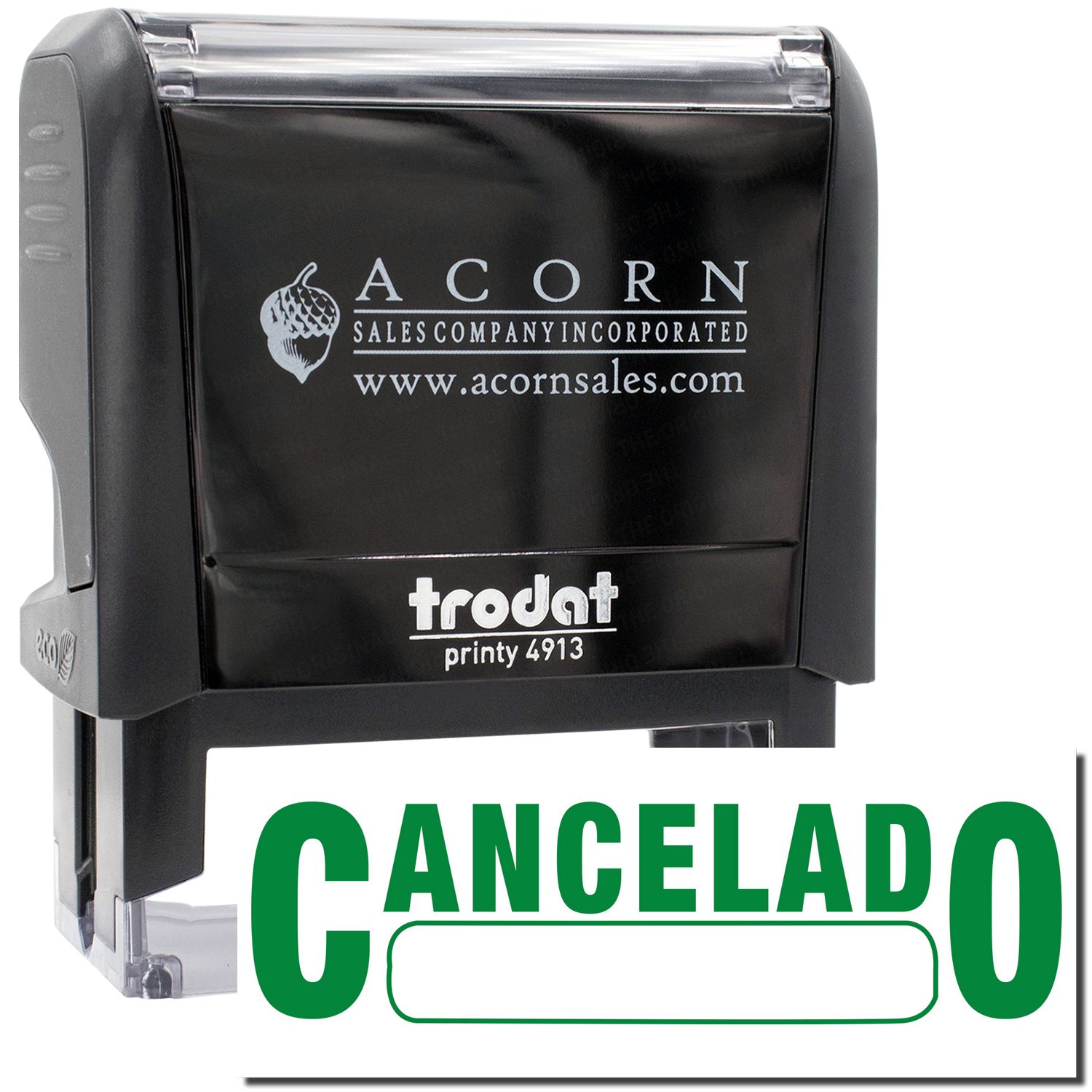Large Self-Inking Cancelado with Box Stamp, Trodat Printy 4913, Press ...