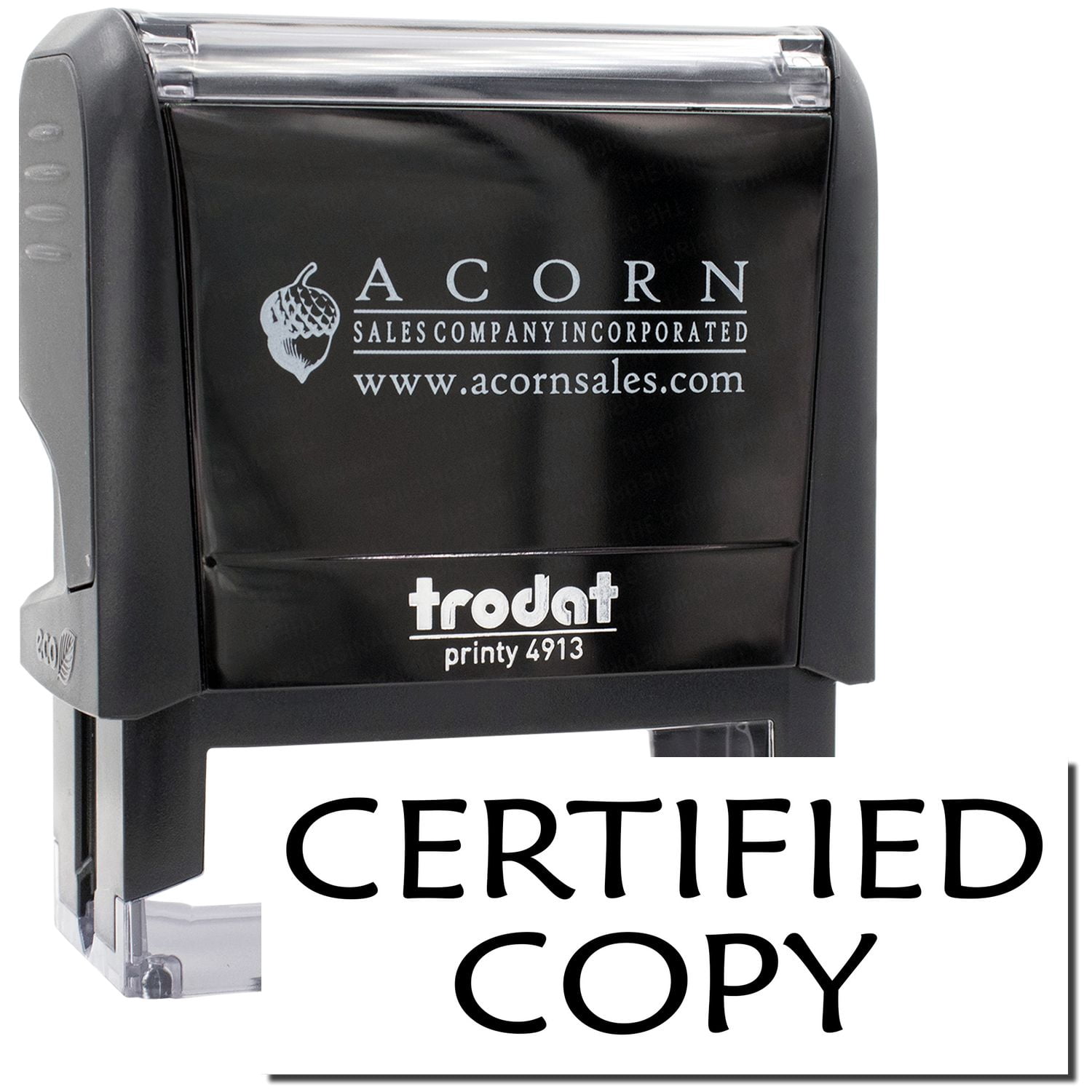 Large Self-Inking Certified Copy Stamp, Trodat Printy 4913, Press and ...