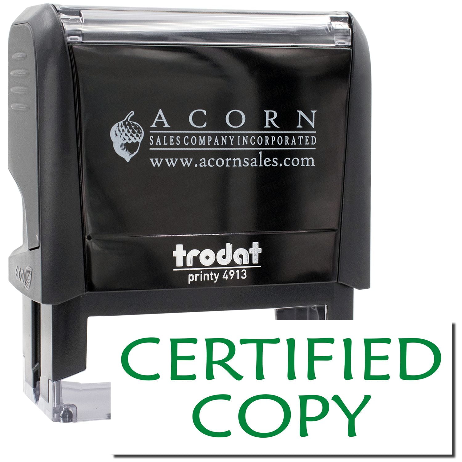 Large Self-Inking Certified Copy Stamp, Trodat Printy 4913, Press and ...