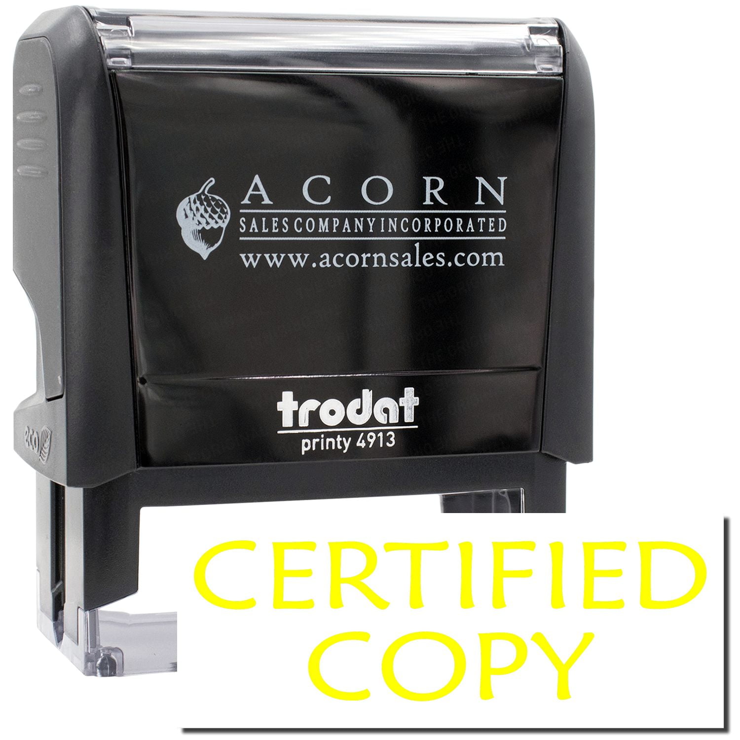 Large Self-Inking Certified Copy Stamp, Trodat Printy 4913, Press and ...