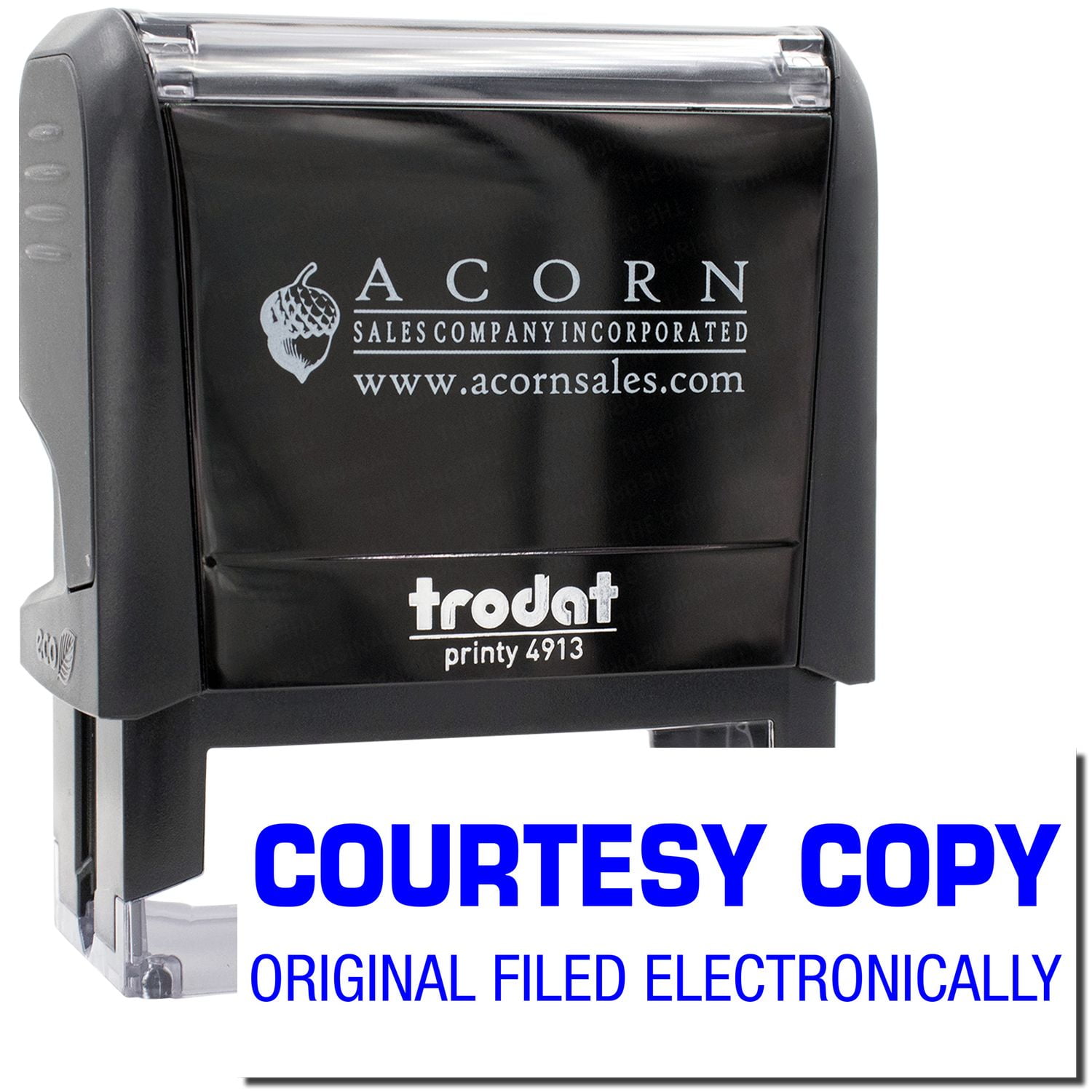 Large Self-Inking Courtesy Copy Original Filed Electronically Stamp ...