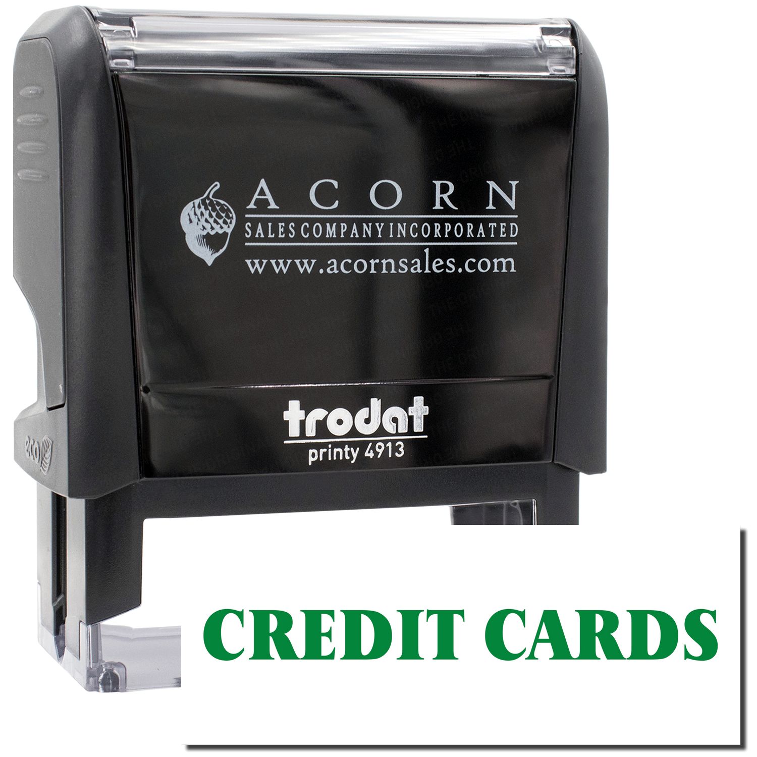 Large Self-Inking Credit Cards Stamp, Trodat Printy 4913, Press and ...