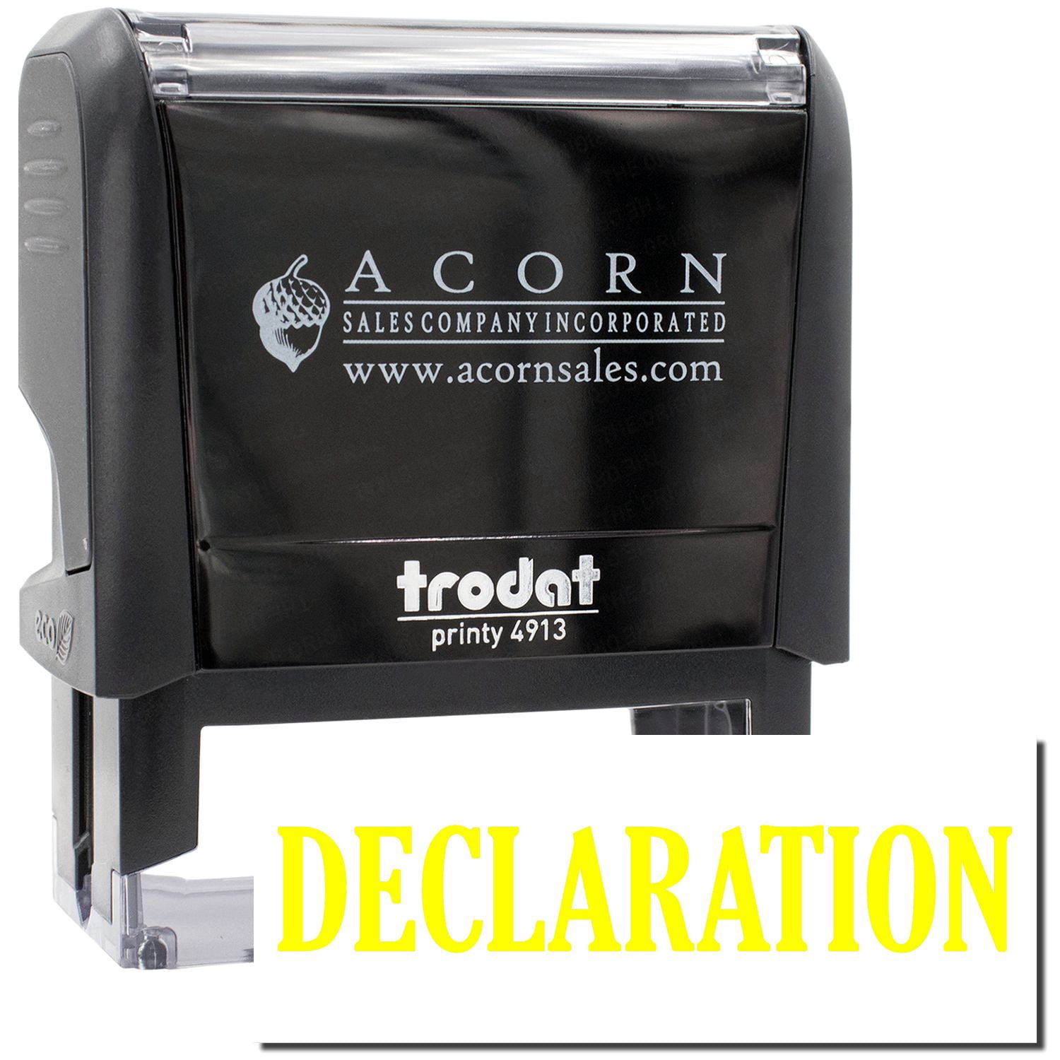 Large Self-Inking Declaration Stamp, Trodat Printy 4913, Press and ...
