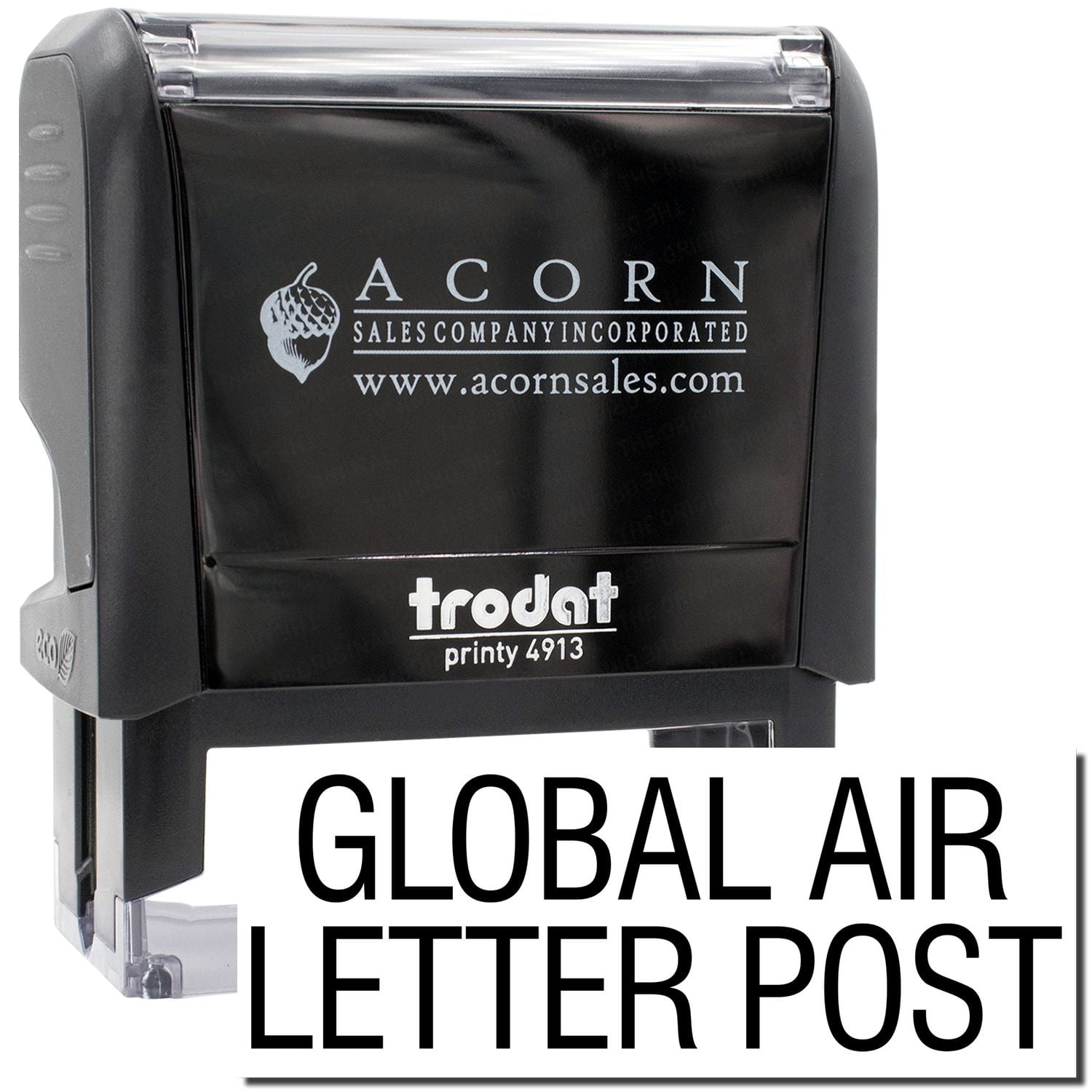 Large Self-Inking Global Air Letter Post Stamp, Trodat Printy 4913 ...