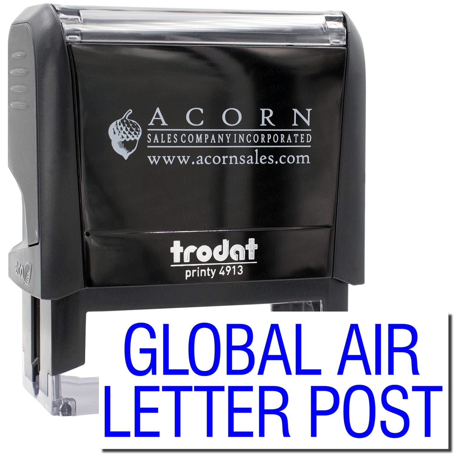 Large Self-Inking Global Air Letter Post Stamp, Trodat Printy 4913 ...