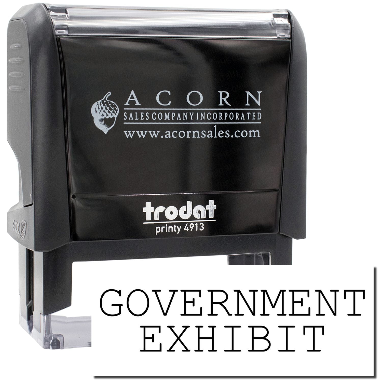 Large Self-Inking Government Exhibit Stamp, Trodat Printy 4913, Press ...