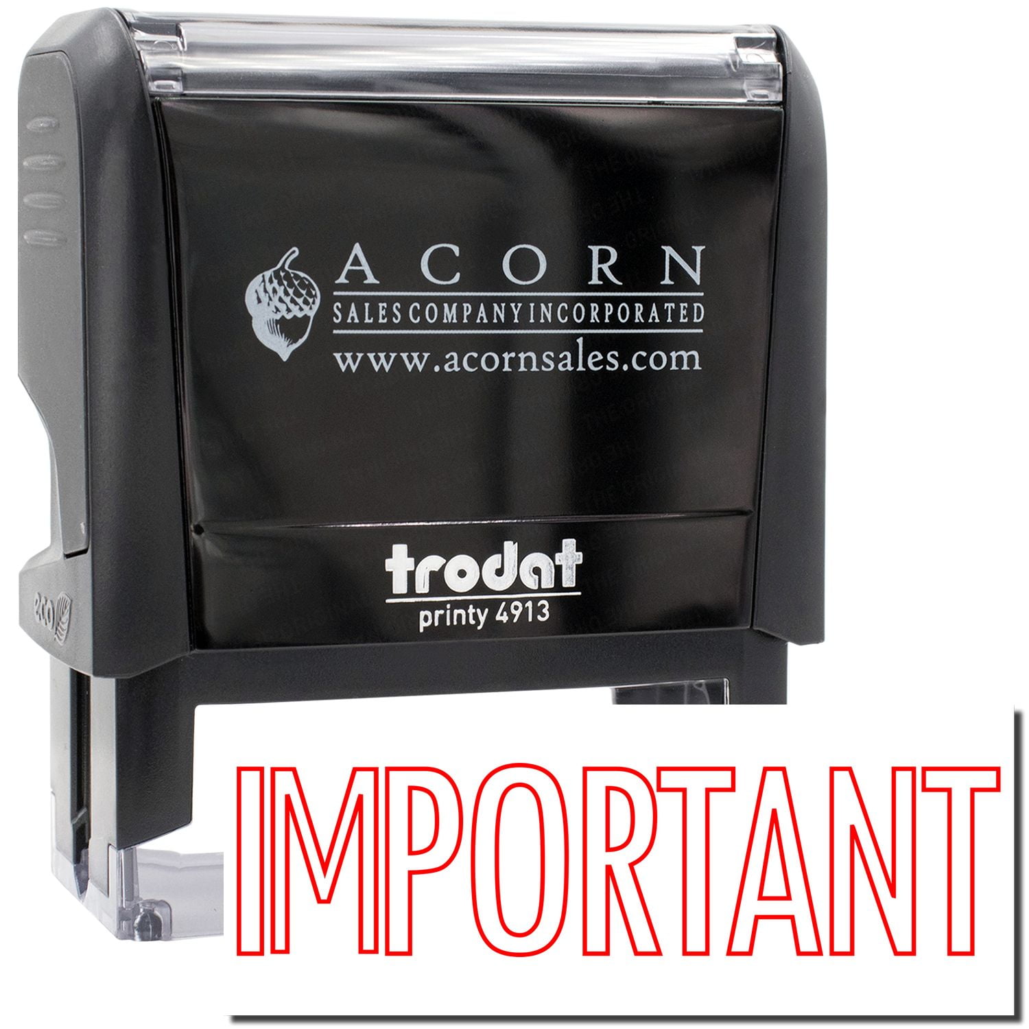 Large Self-Inking Outline Important Stamp, Trodat Printy 4913, Press ...
