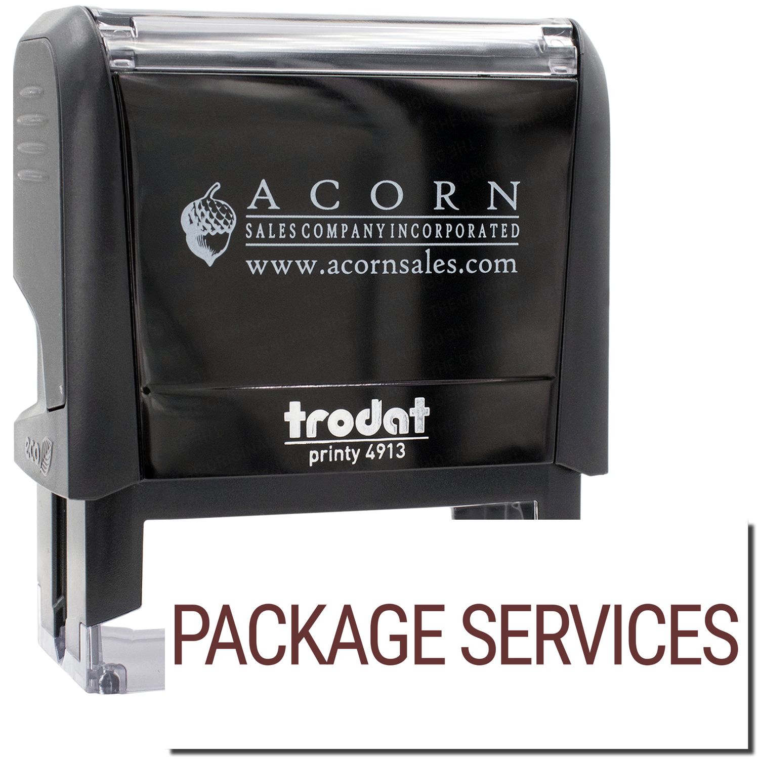 Large Self-Inking Package Services Stamp, Trodat Printy 4913, Press and ...