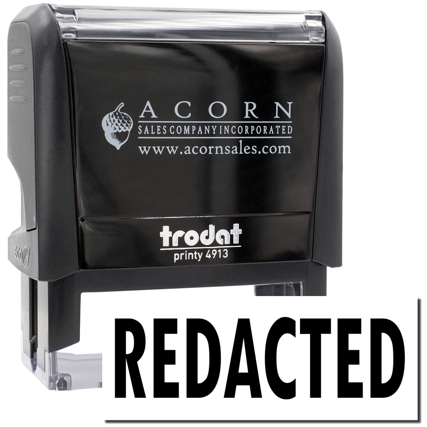 Large Self-Inking Redacted Stamp, Trodat Printy 4913, Press and Print ...