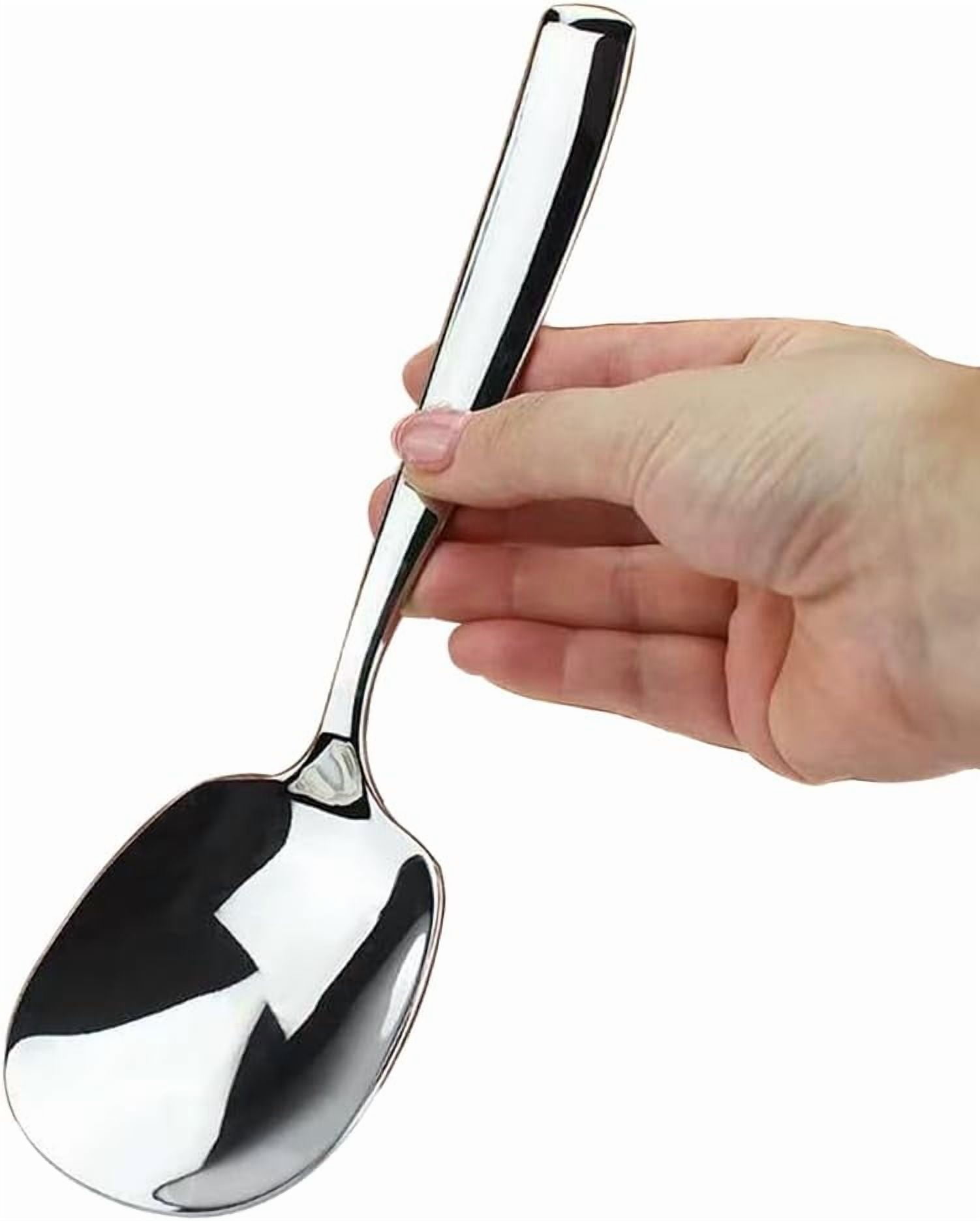 Large Serving Spoon, Premium 316L Stainless Steel Buffet Serving Spoon ...