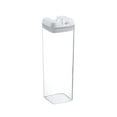 Large Set of 4 Transparent Airtight Kitchen Storage Containers with ...