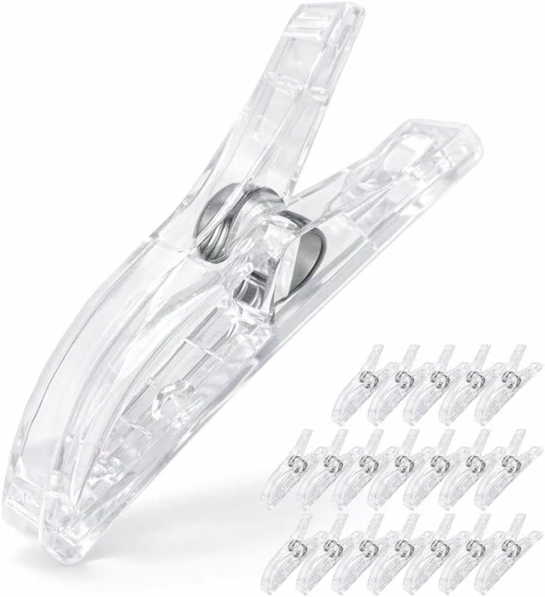 Large Sewing Clips 20 Pcs, Clear Fabric Clips for Quilting & Crafting ...