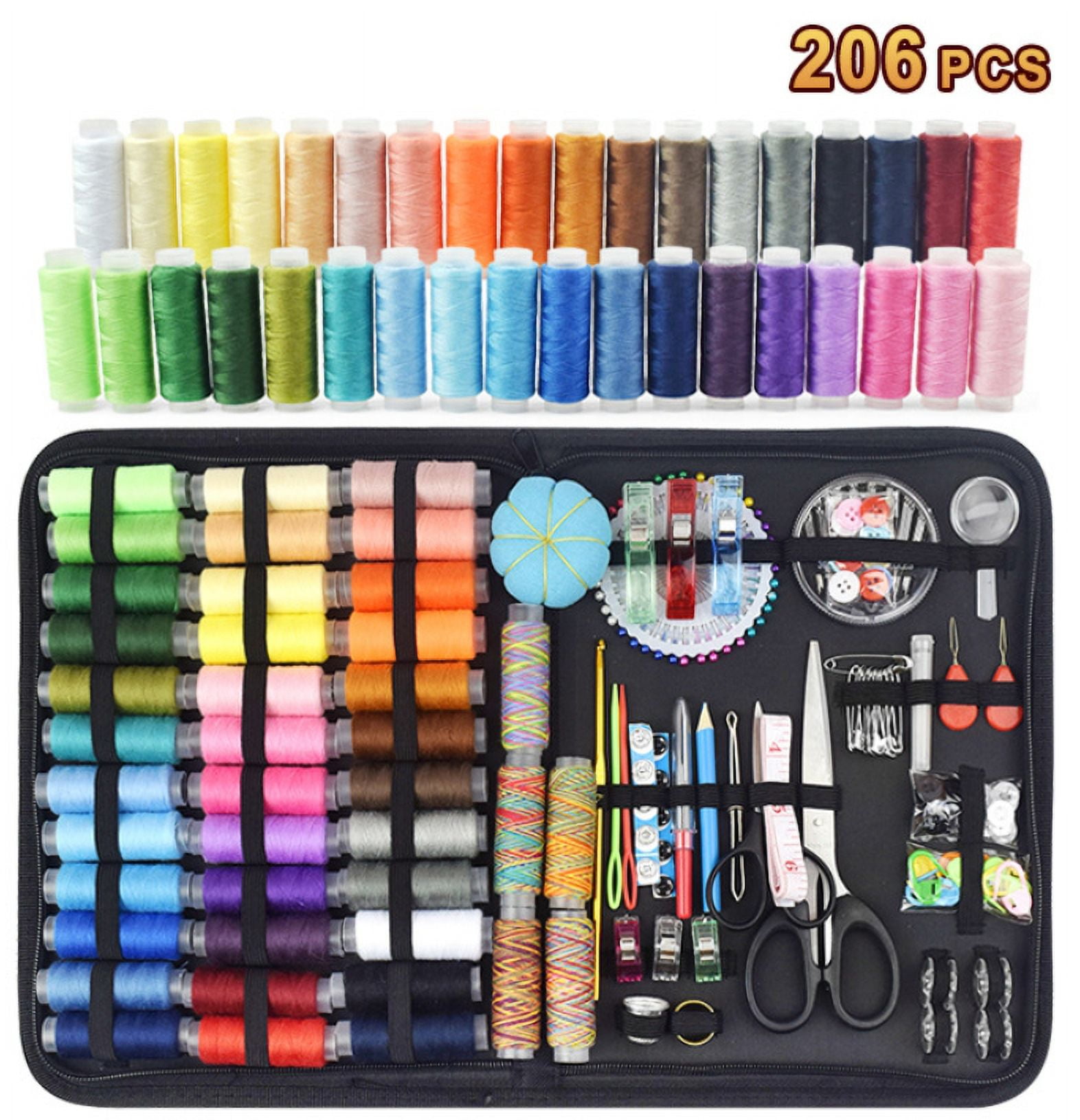 Large Sewing Kit for Adults: Upgraded 100 Pcs-304 Pcs Premium Sewing ...