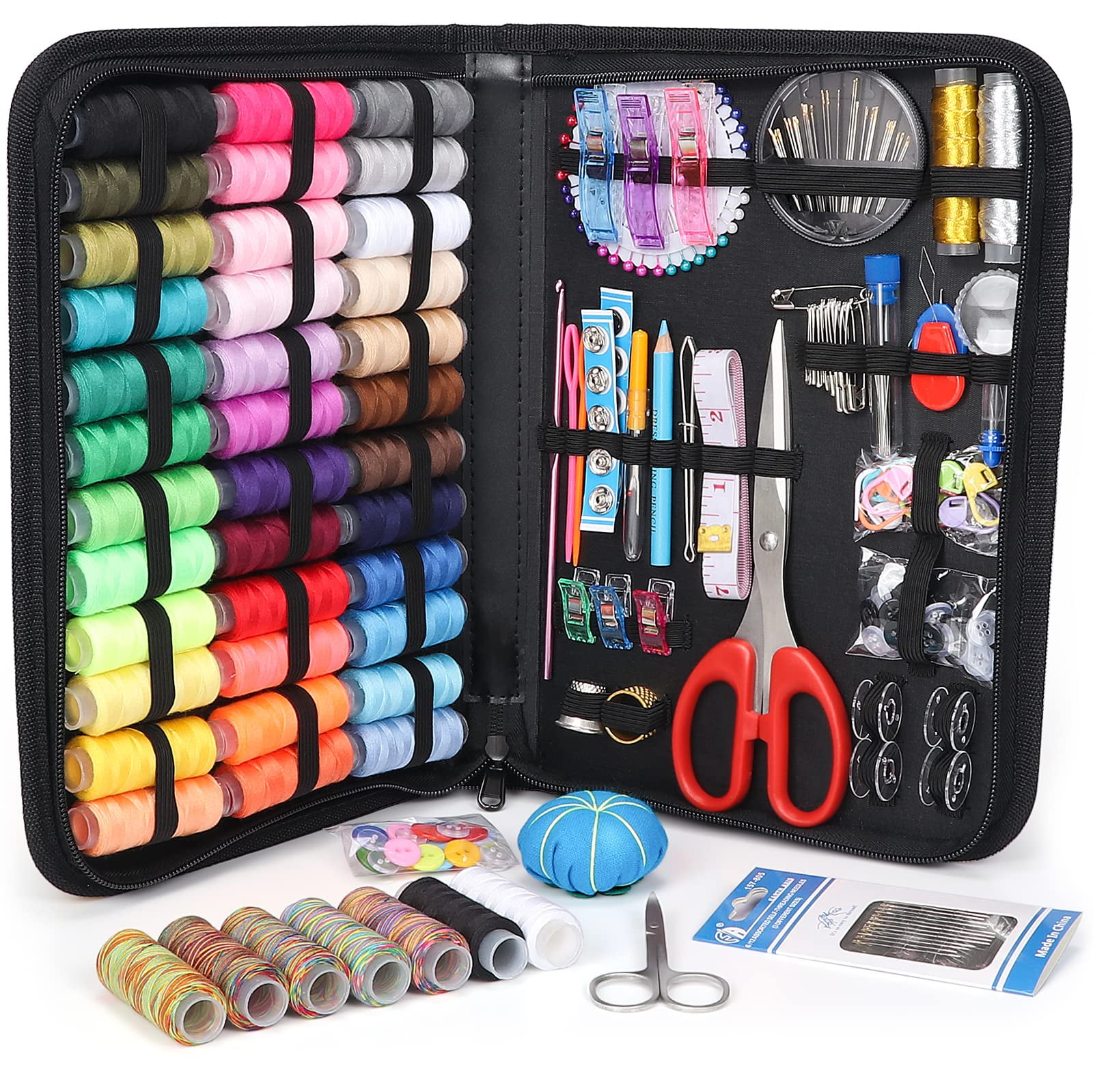 Large Sewing Kit for Adults: YUANHANG Newly Upgraded Pcs Premium Sewing ...