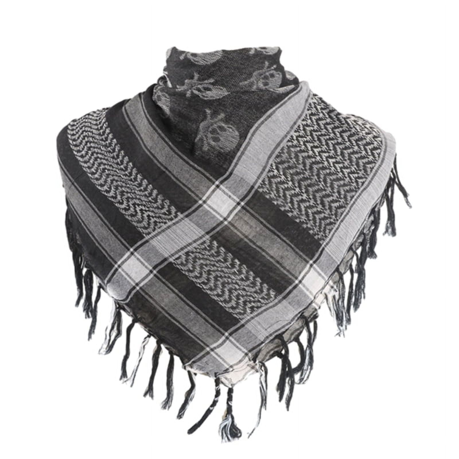 Large Shemagh Scarf Print Arabian Desert Scarves for Unisex Neck Head ...