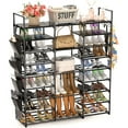 Large Shoe Rack Organizer Storage, 9 Tier Tall Shoes Rack for Entryway ...