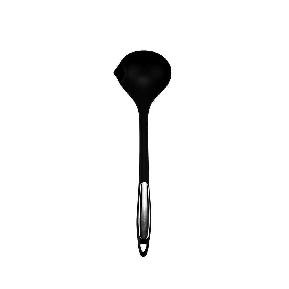 Large Silicone Cooking Spoons,Non Stick Solid Basting Spoon,Heat ...