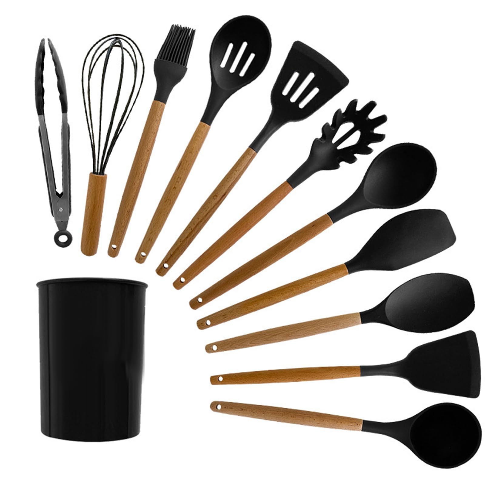 TIBLEN 7-Pack Glass Measuring Cup Set 34 and 17 oz Microwave, Freezer ...