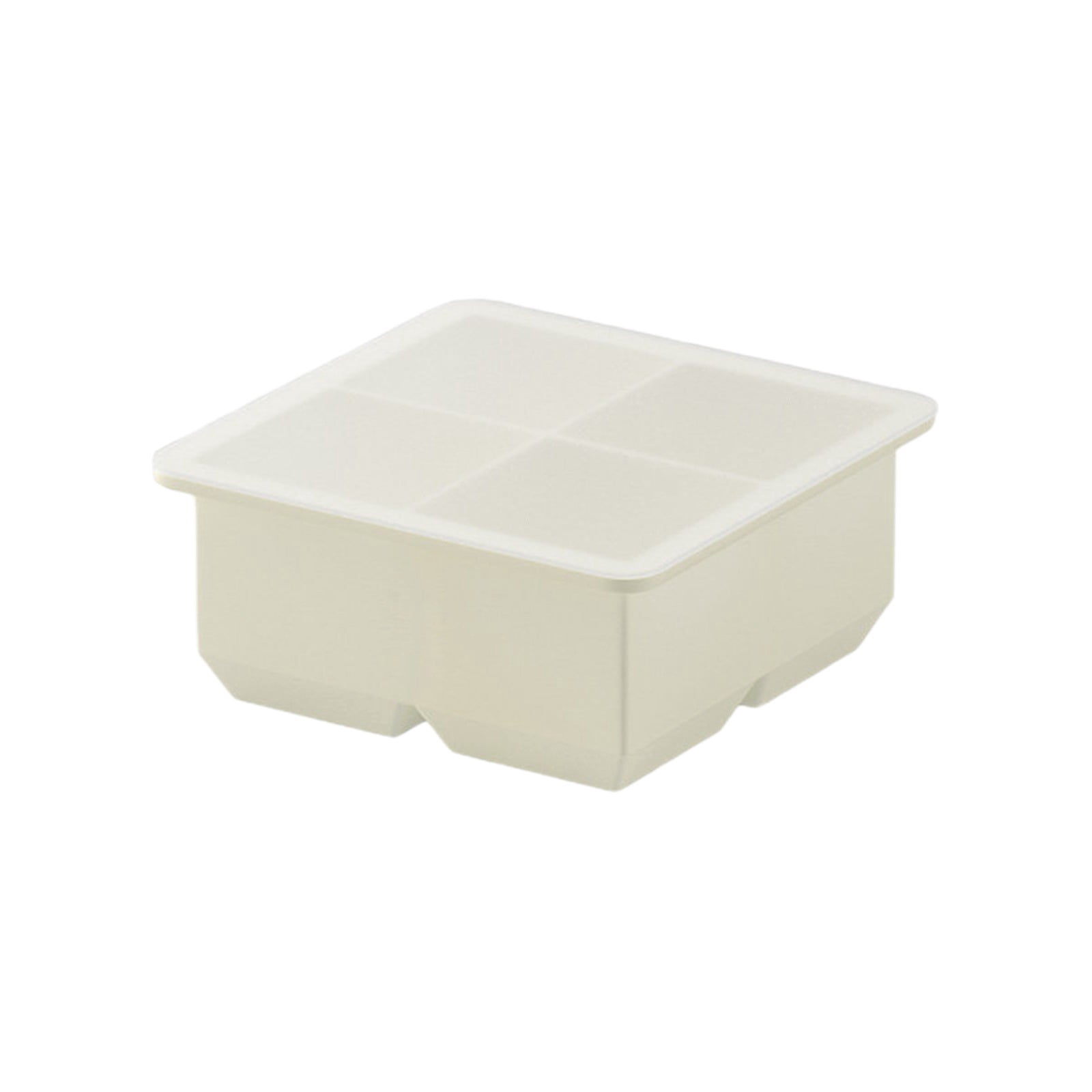Large Silicone Ice Cube Tray 1 Pack, Big Square Ice Cube Molds for ...