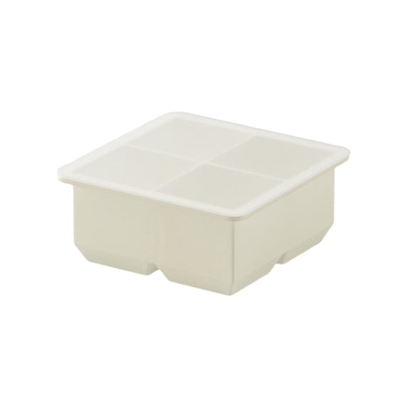 Large Silicone Ice Cube Tray 1 Pack, Big Square Ice Cube Molds for ...