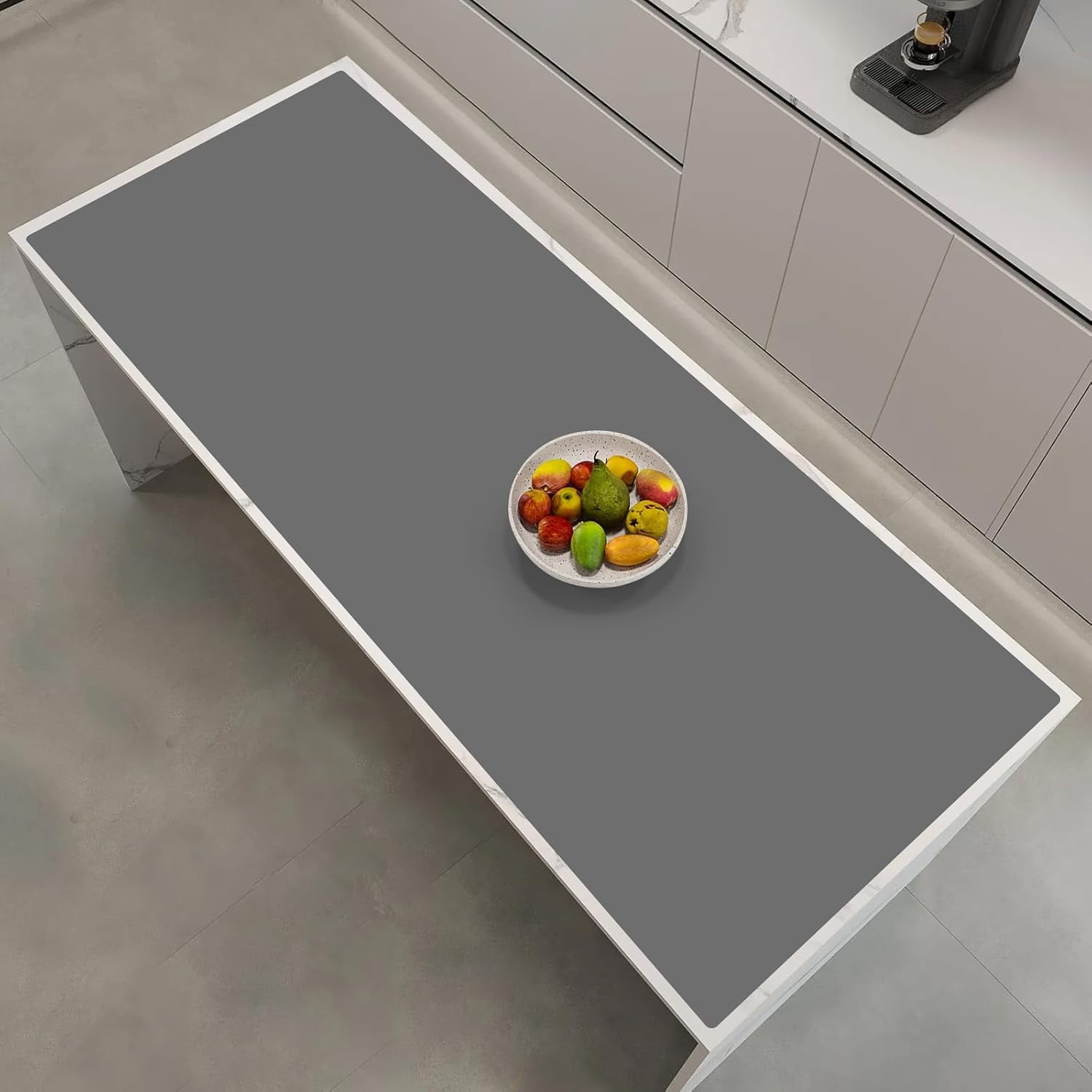 Large Silicone Kitchen Counter Mat, 47.2"x23.6"x0.06" Nonslip Heat ...