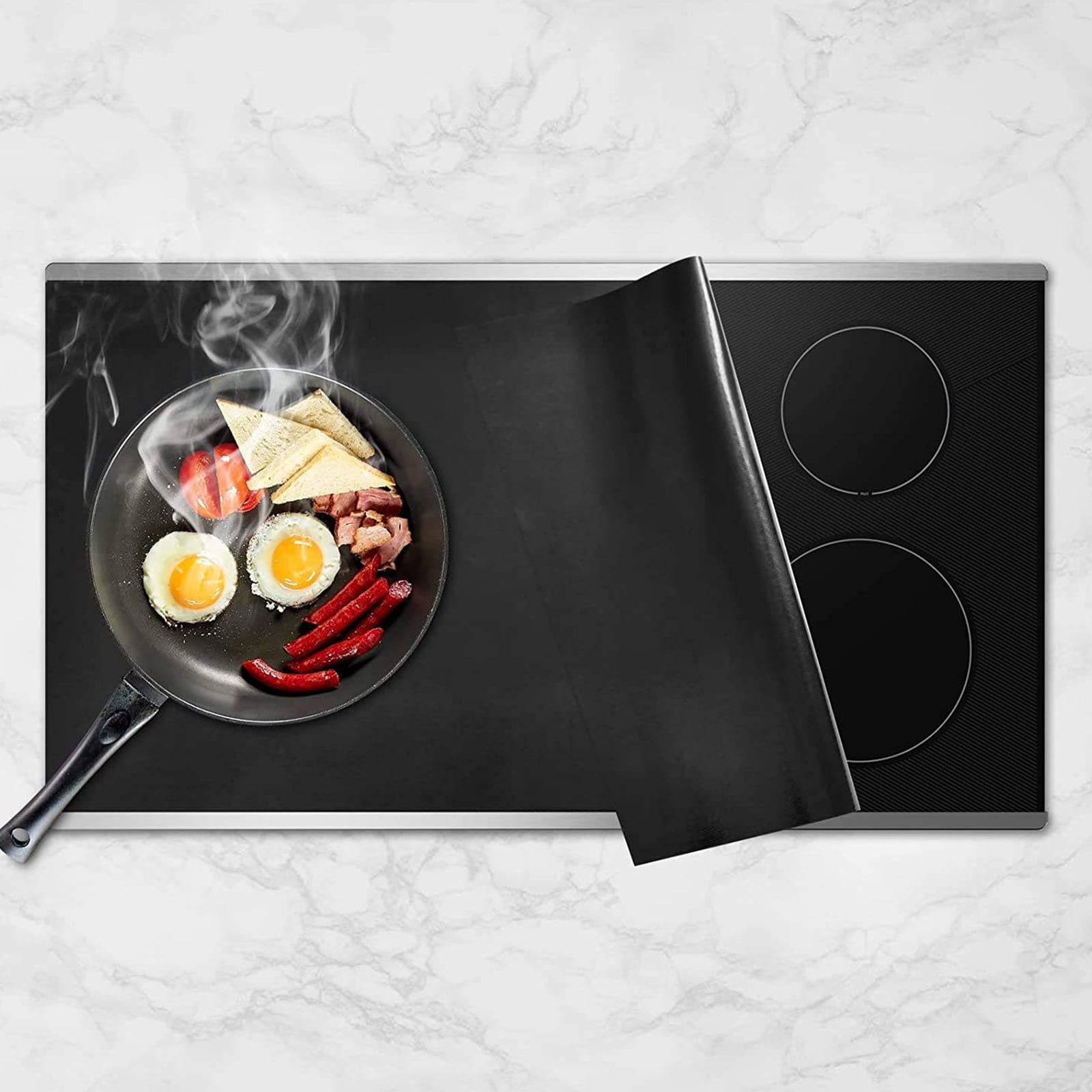 Large Silicone Kitchen Counter Mat, Thick Heat Resistant Countertop ...