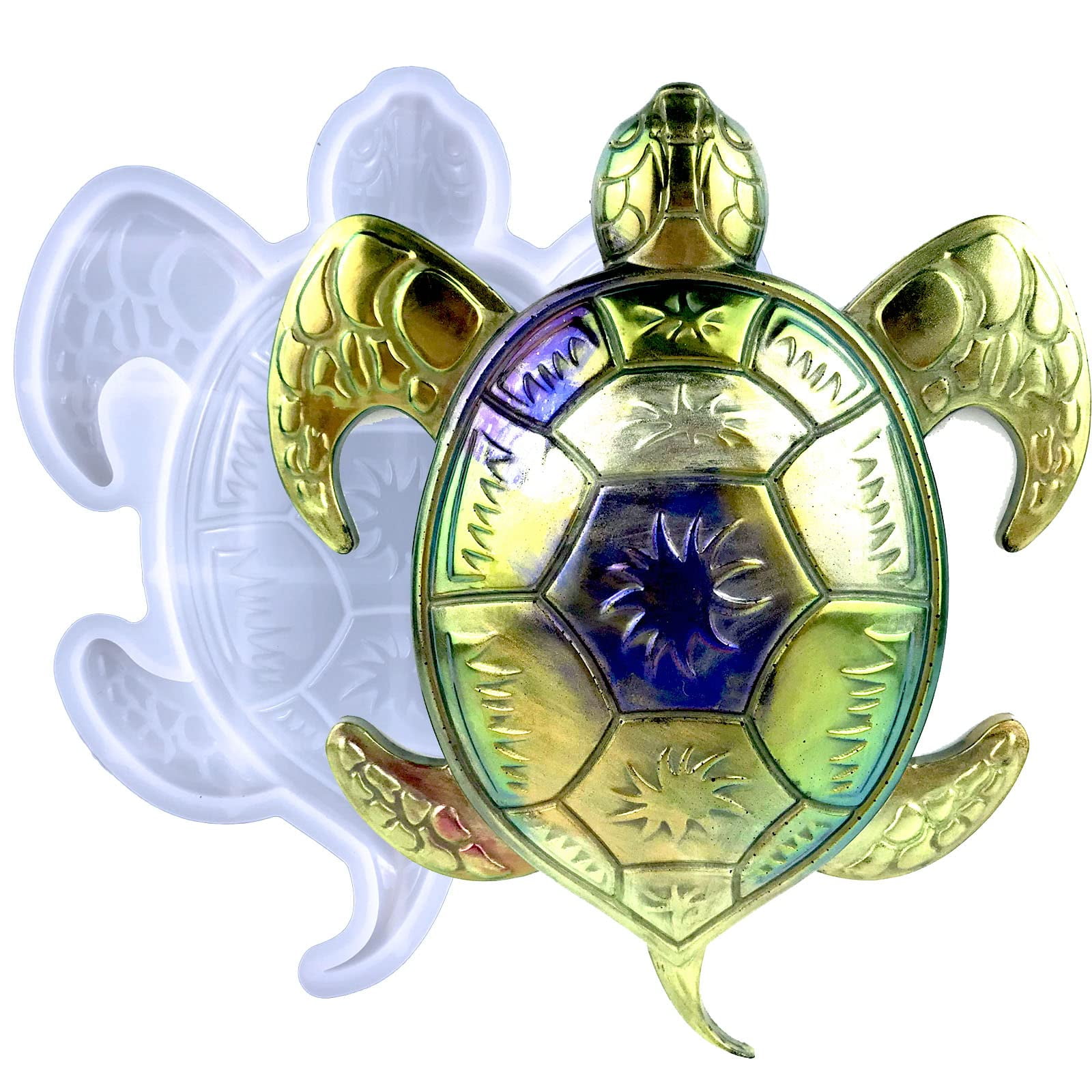 Large Silicone Molds for Resin, Sea Turtle Resin Molds, 3D Sea Turtle ...