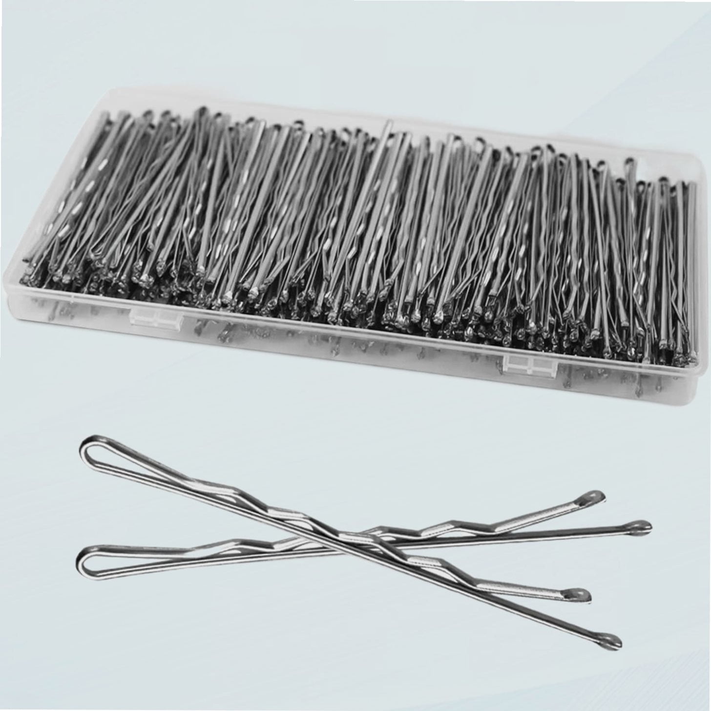 Large Silver Bobby Pins for Gray Hair 240PCS 2.75'' Jumbo Bobby Pins ...