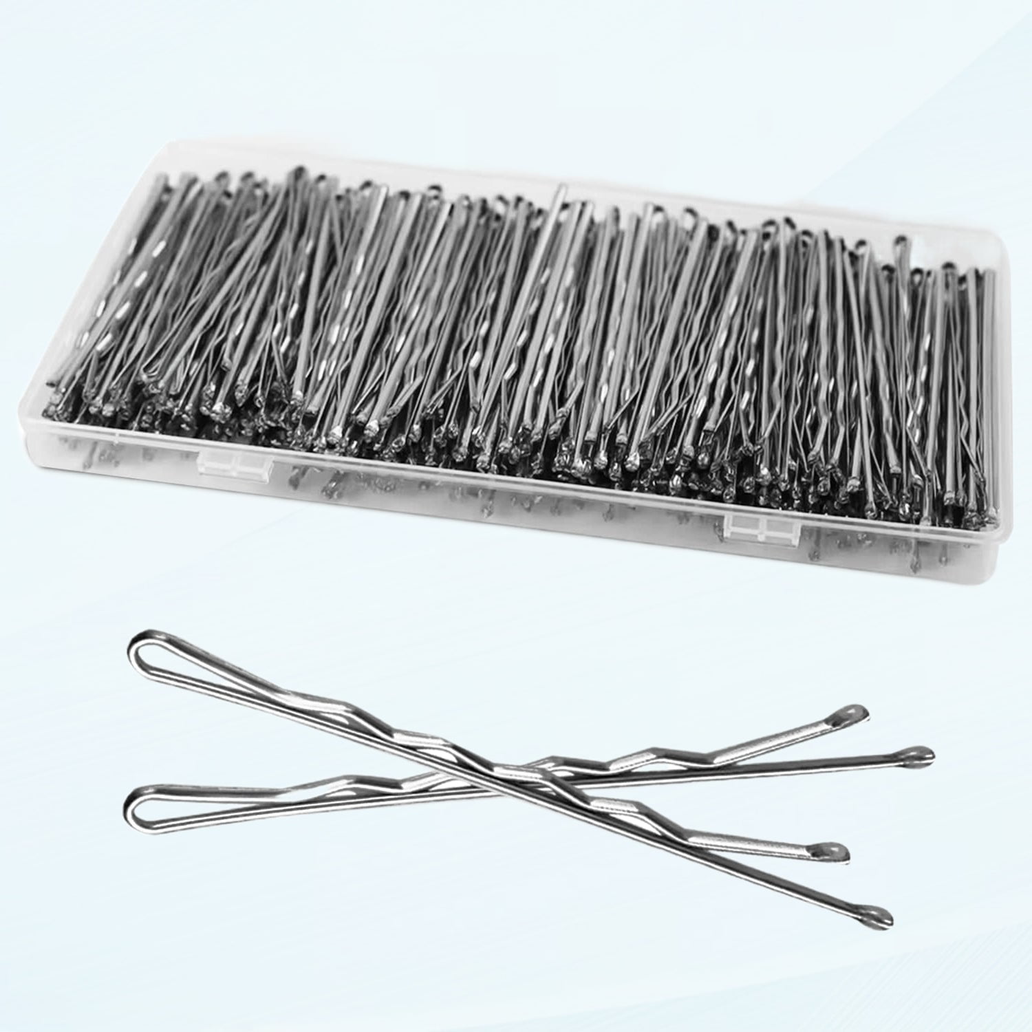 Large Silver Bobby Pins for Gray Hair 240PCS 2.75'' Jumbo Bobby Pins ...