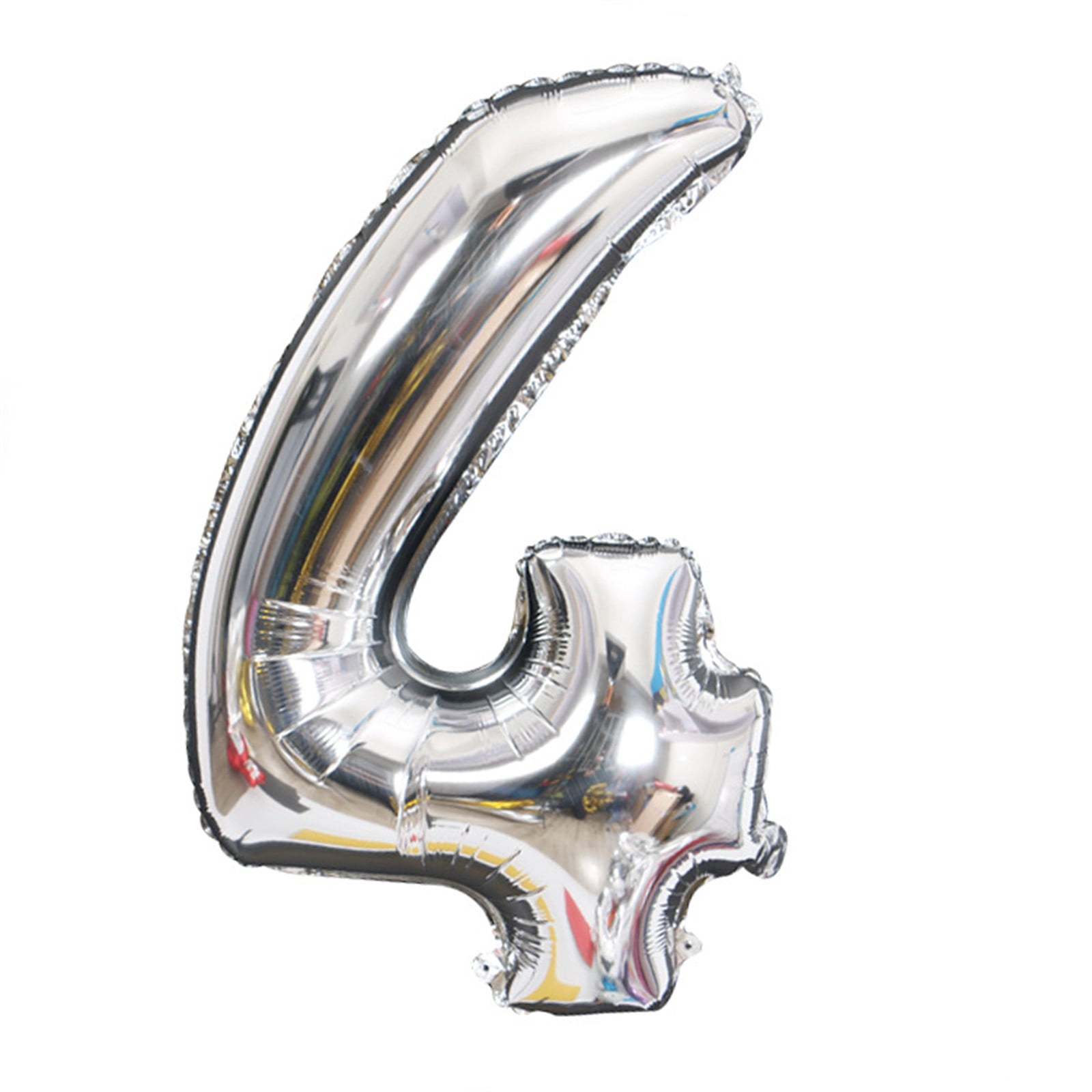 Large Silver Number 0 Foil Balloon 40 Inch Helium Mylar Balloon for ...