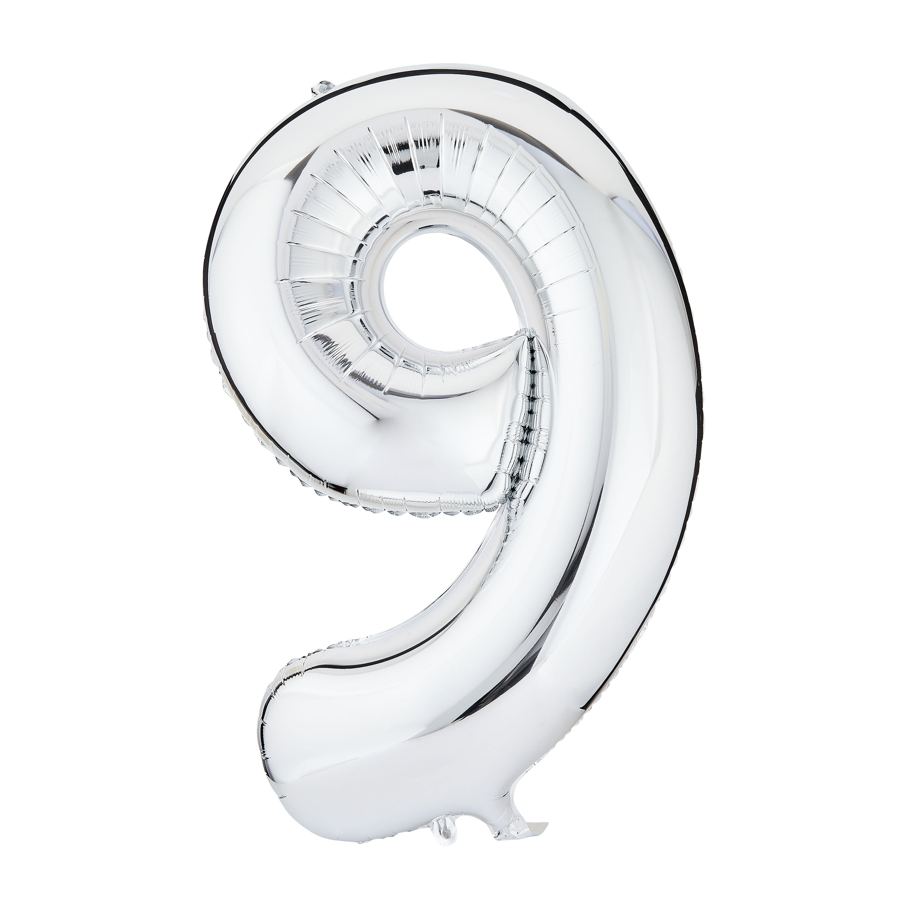 34" Silver Number 9 Foil Balloon, by Way To Celebrate - Walmart.com