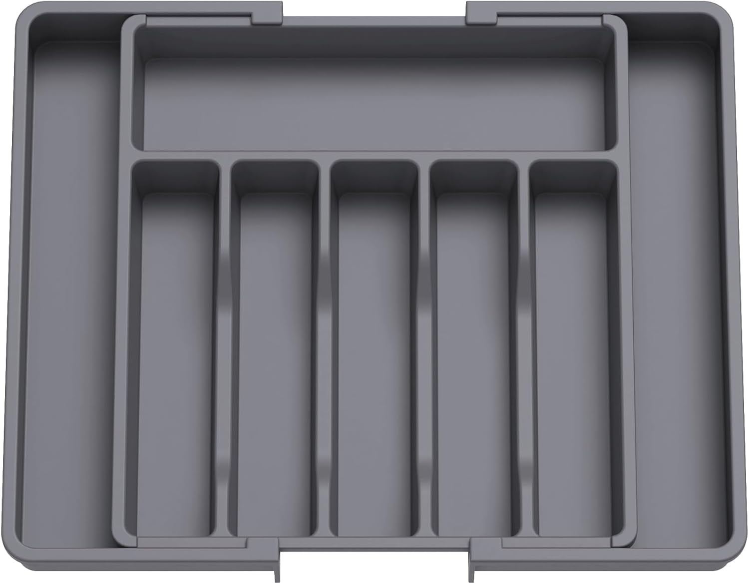 Large Silverware Drawer Organizer, Expandable Utensil Tray for Kitchen ...