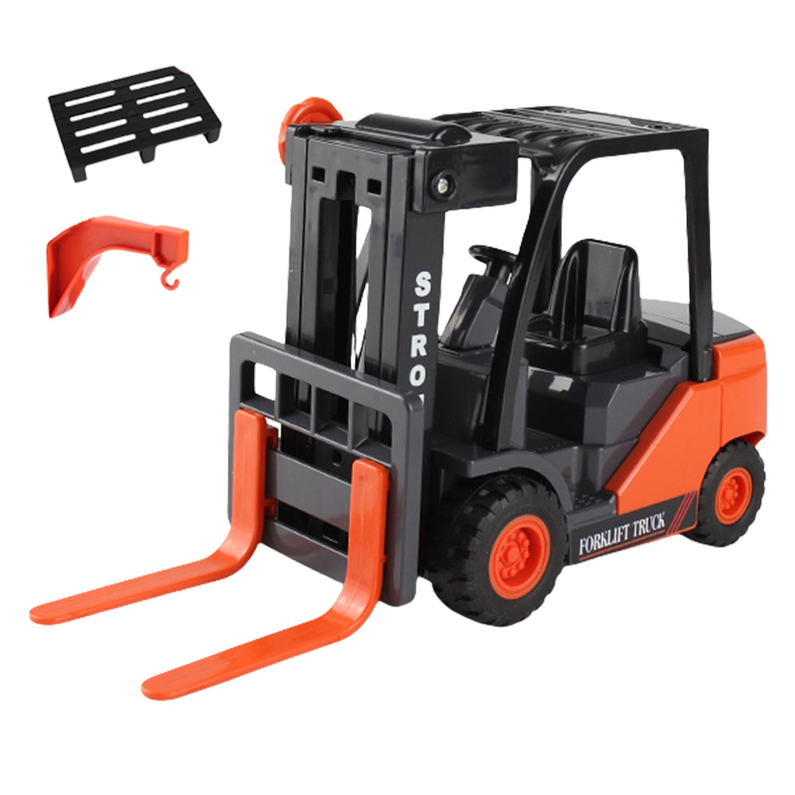 Large Simulation Forklift Toy Inertia Powered Cargo Lift Truck ...