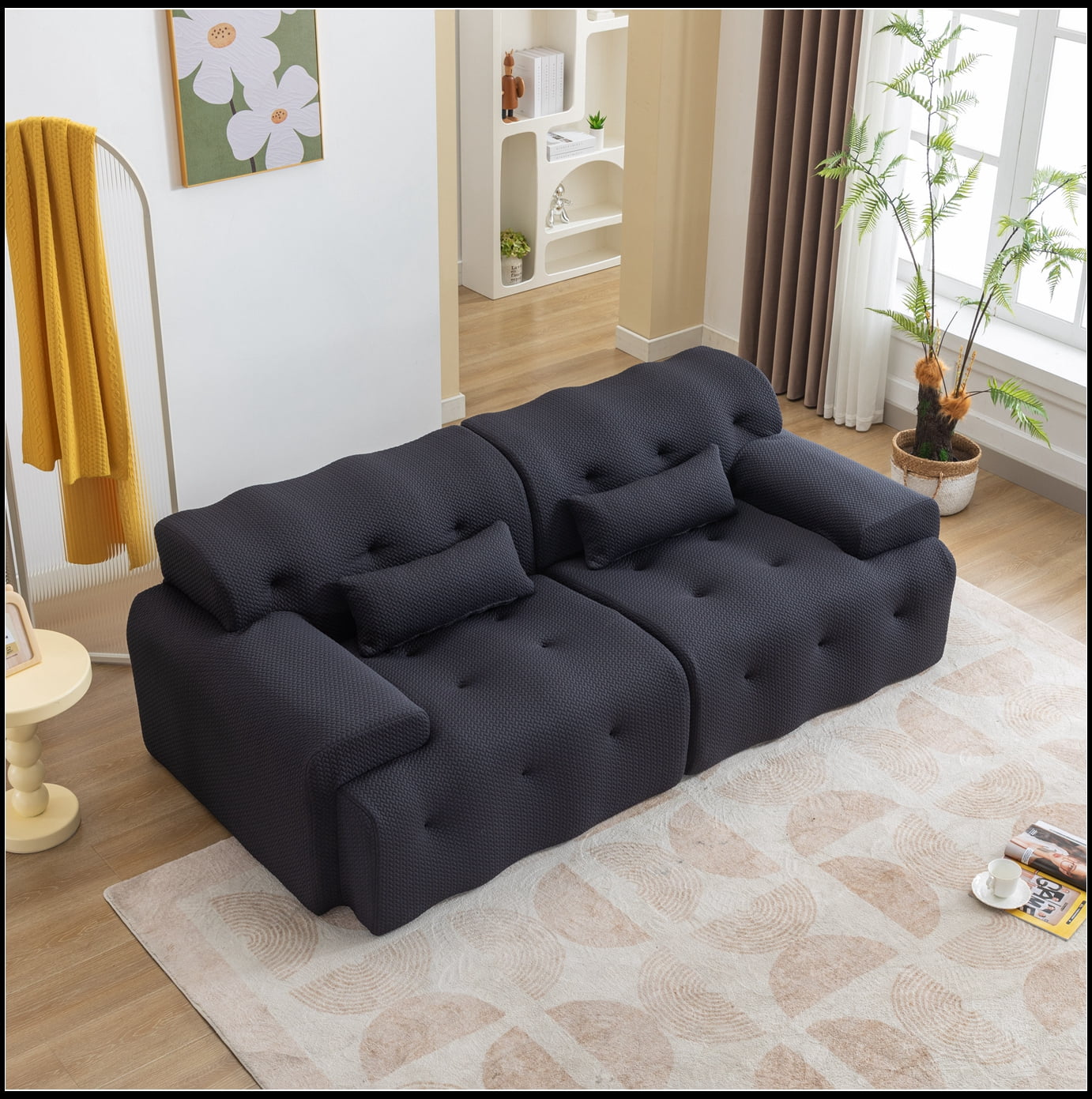 Large Size 2 Seater Sofa Couch, Lounge Sofa for Living Room, Apartment ...