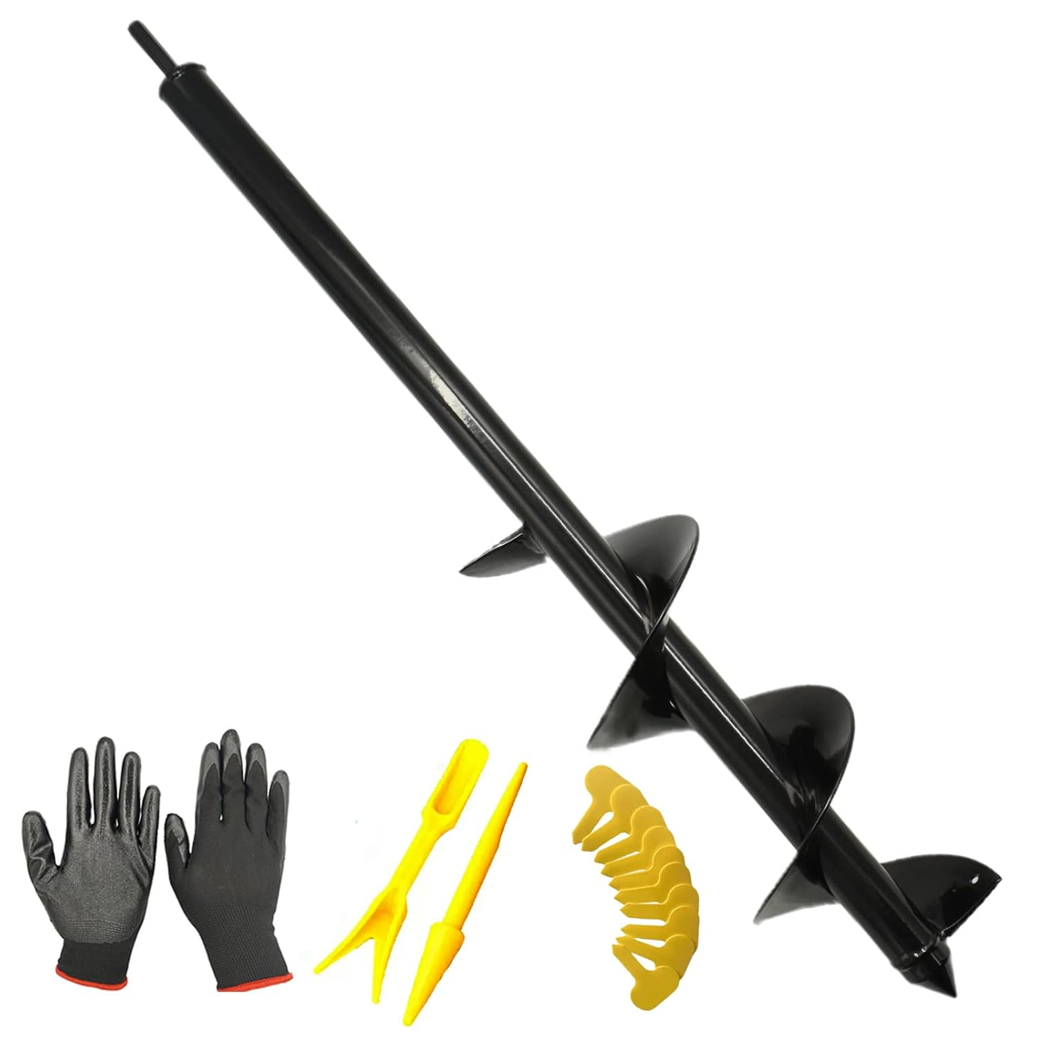 Large Size Auger Drill Bit for Planting 4x24inch Hole Digger for Any ...