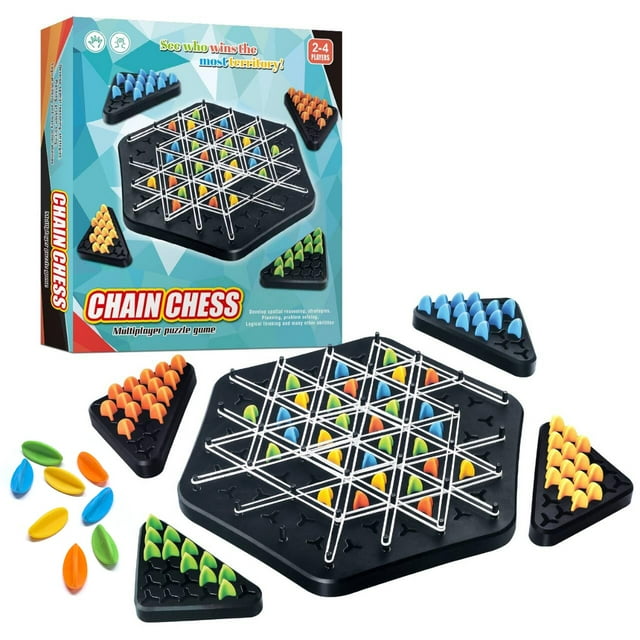 Large Size Chain Triangle Chess Game, Triggle Game, Board Game for ...