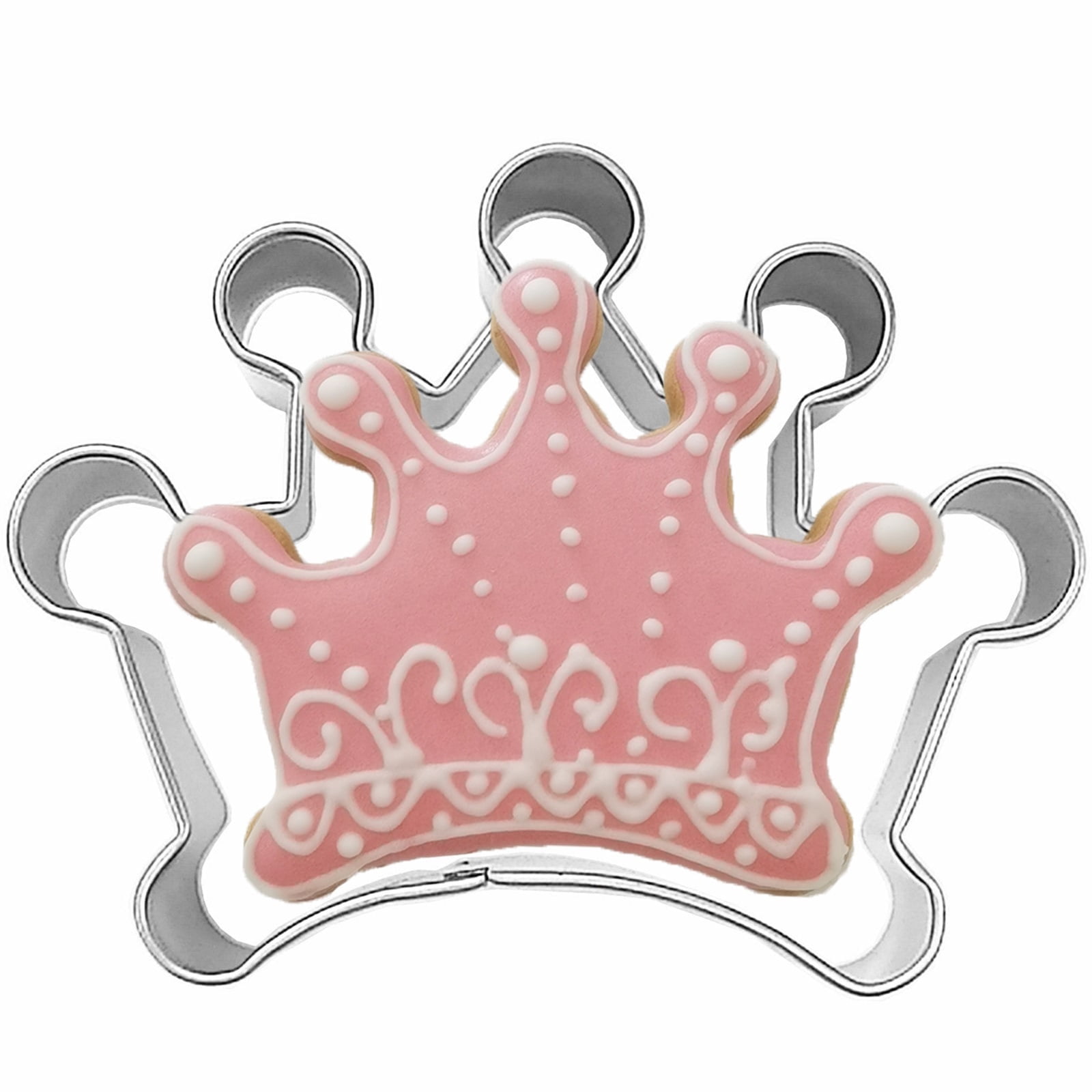 Large Size Crown Shaped Cookie Cutter, Stainless Steel Queen/King ...