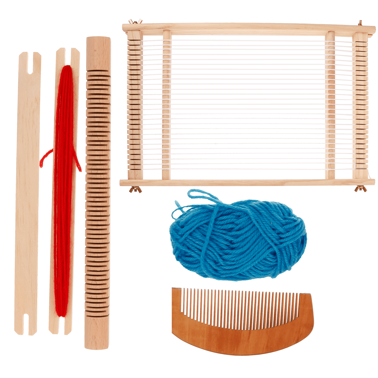 Large Size DIY Hand-Knitting Wooden Loom Toys Children Weaving Machine ...