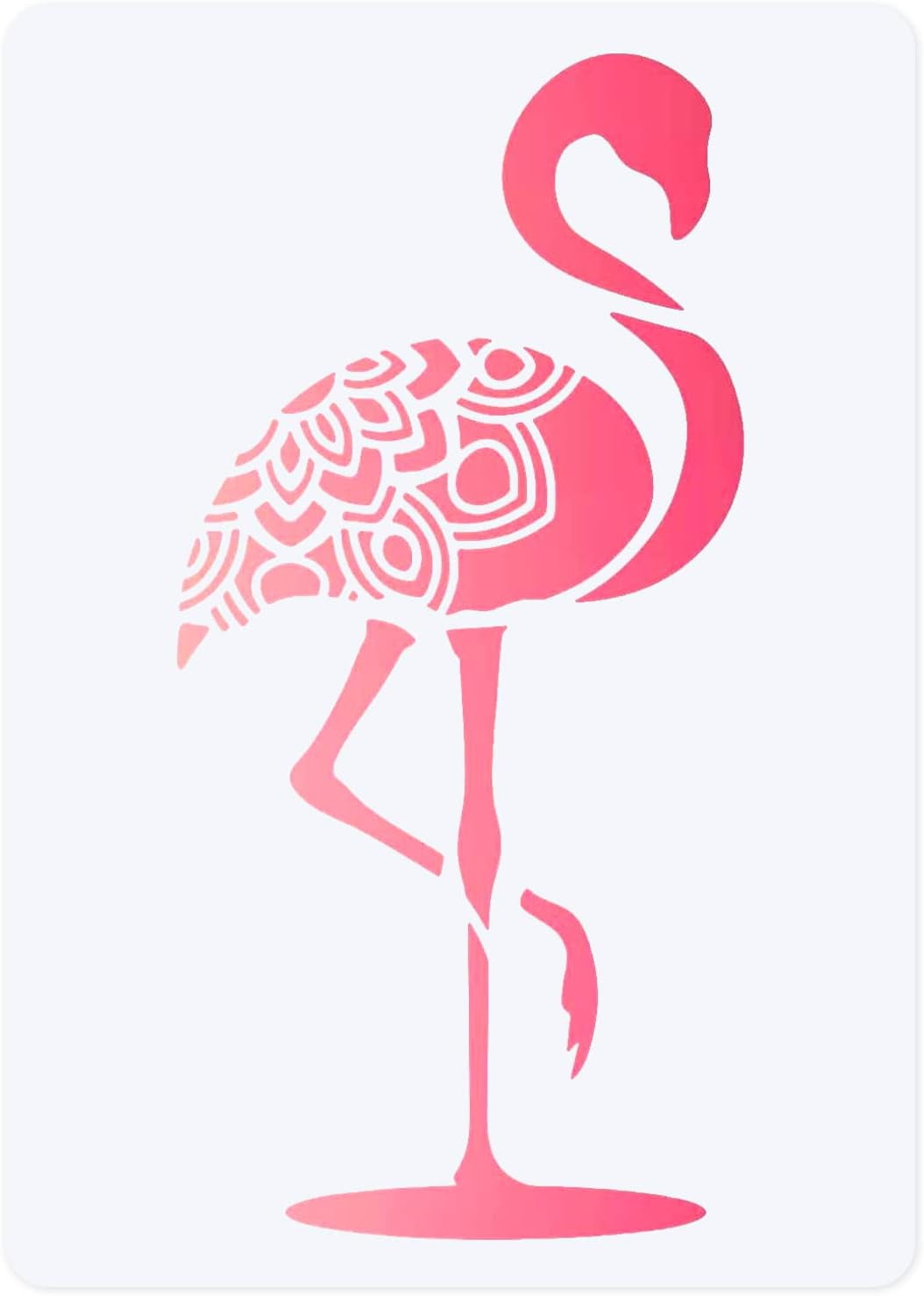 DIY Large Size Flamingo Stencils 11.7x8.3 Inch Flamingo DIY Decoration ...