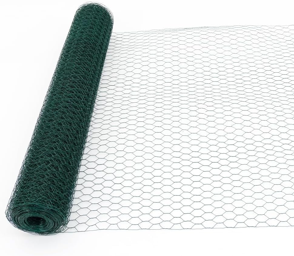 Large Size Galvanized Hexagonal Floral Green Chicken Wire, Outdoor Anti ...