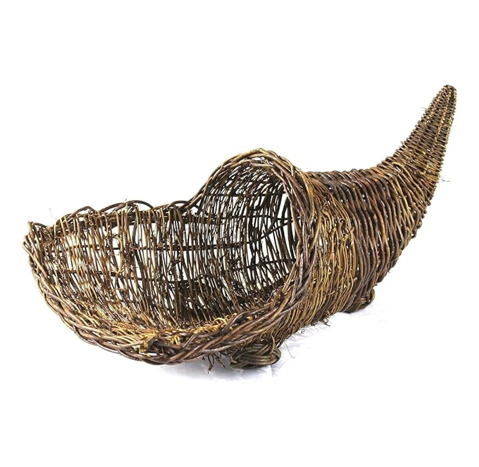 Large-Size Grapevine Cornucopia. The Inside Opening is 10 inches in ...