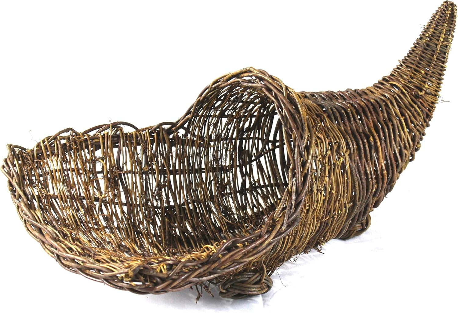 Large-Size Grapevine Cornucopia. The Inside Opening is 10 inches in ...