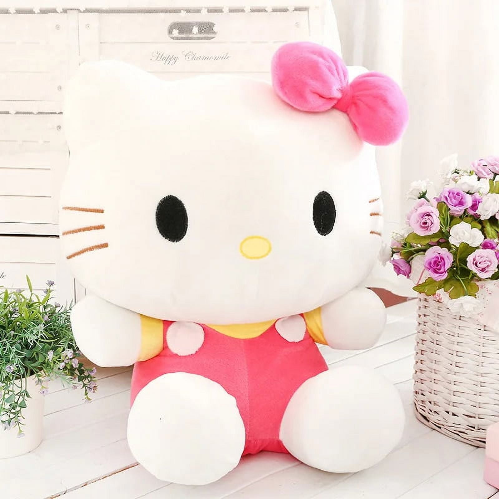 Large Size Hello Kitty Plush Toy Sanrio Plushie Doll Kawaii Stuffed ...