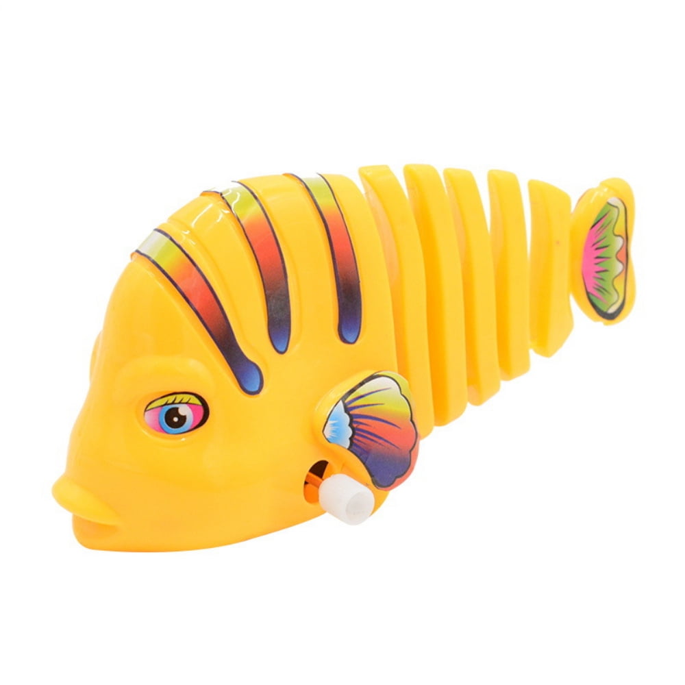 Large Size Key Operated Wind Up Colorful Fish Toy With Moving Tail For ...