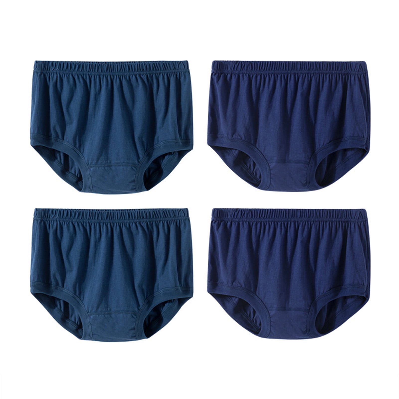Large Size Middle-aged and Elderly Women 4PC Boxer Briefs Underwear Set ...