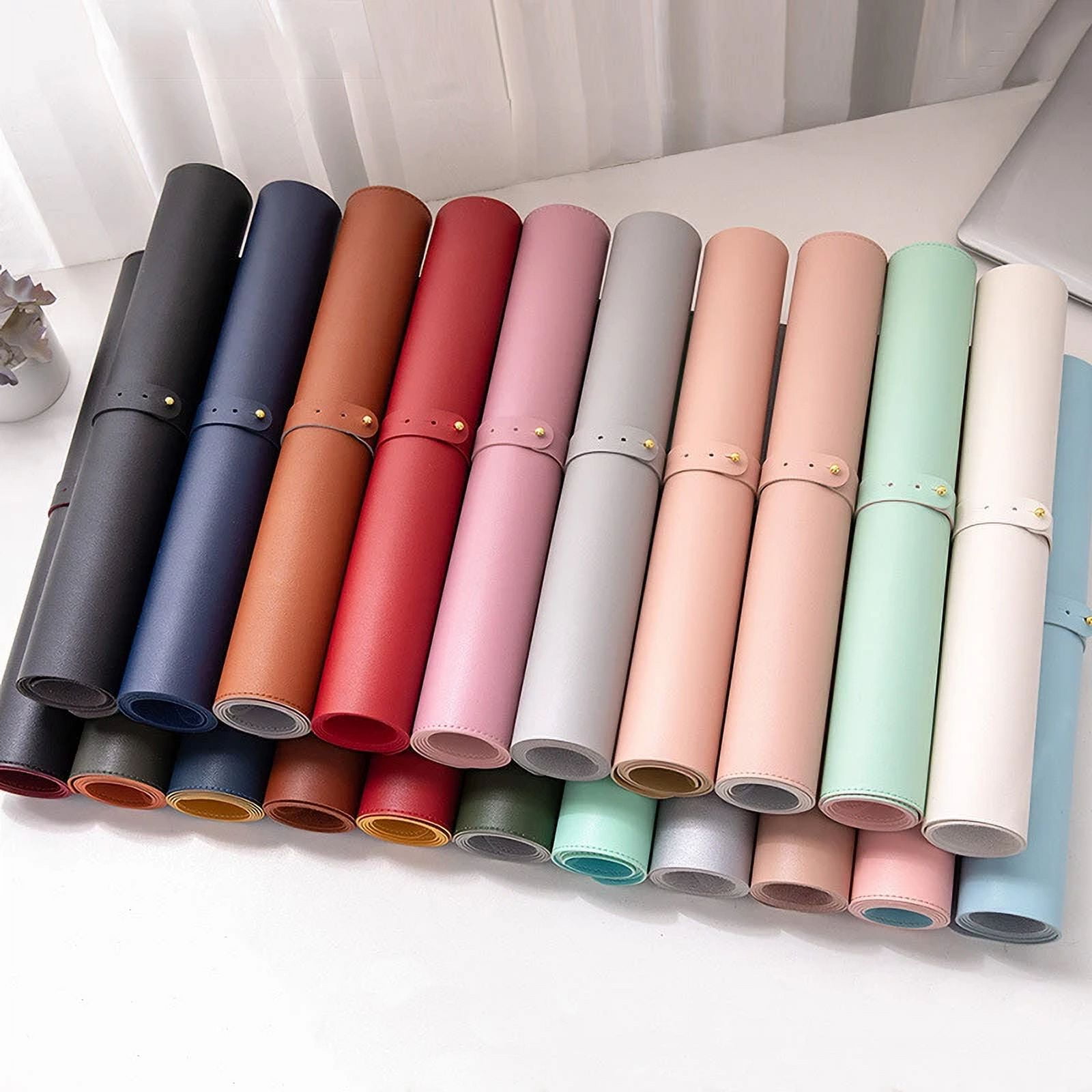 Large Size Office Desk Protector Mat PU Leather Waterproof Mouse Pad ...